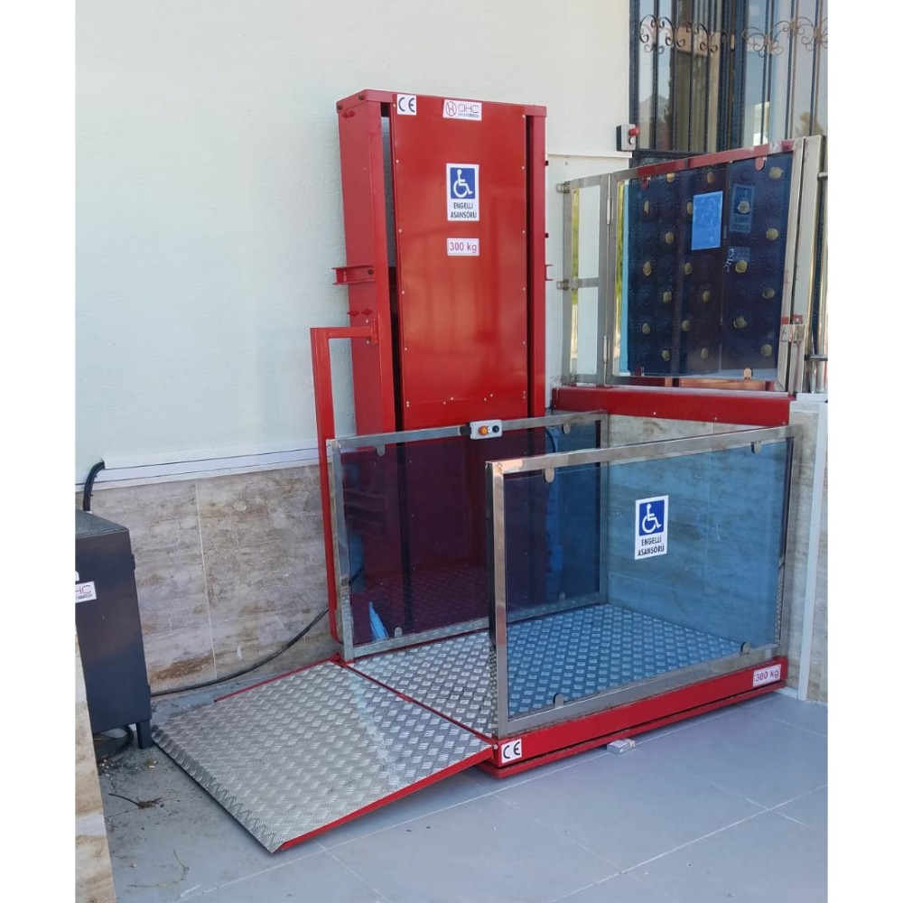 Kolonlu Engelli Platformu - Asansörü